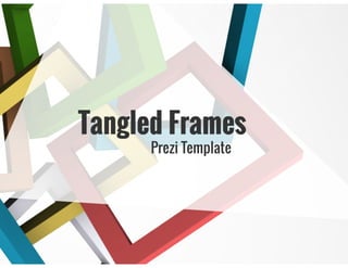 Tangled Frames 3D Template | PPT