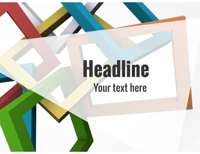 Tangled Frames 3D Template | PPT