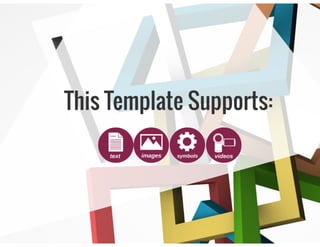 Tangled Frames 3D Template | PPT