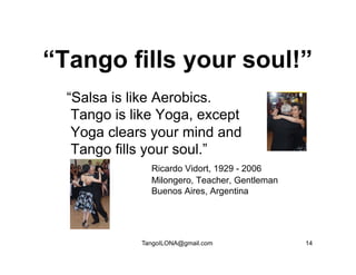 Tango Quotes & Insights by TangoILONA 2012 | PDF