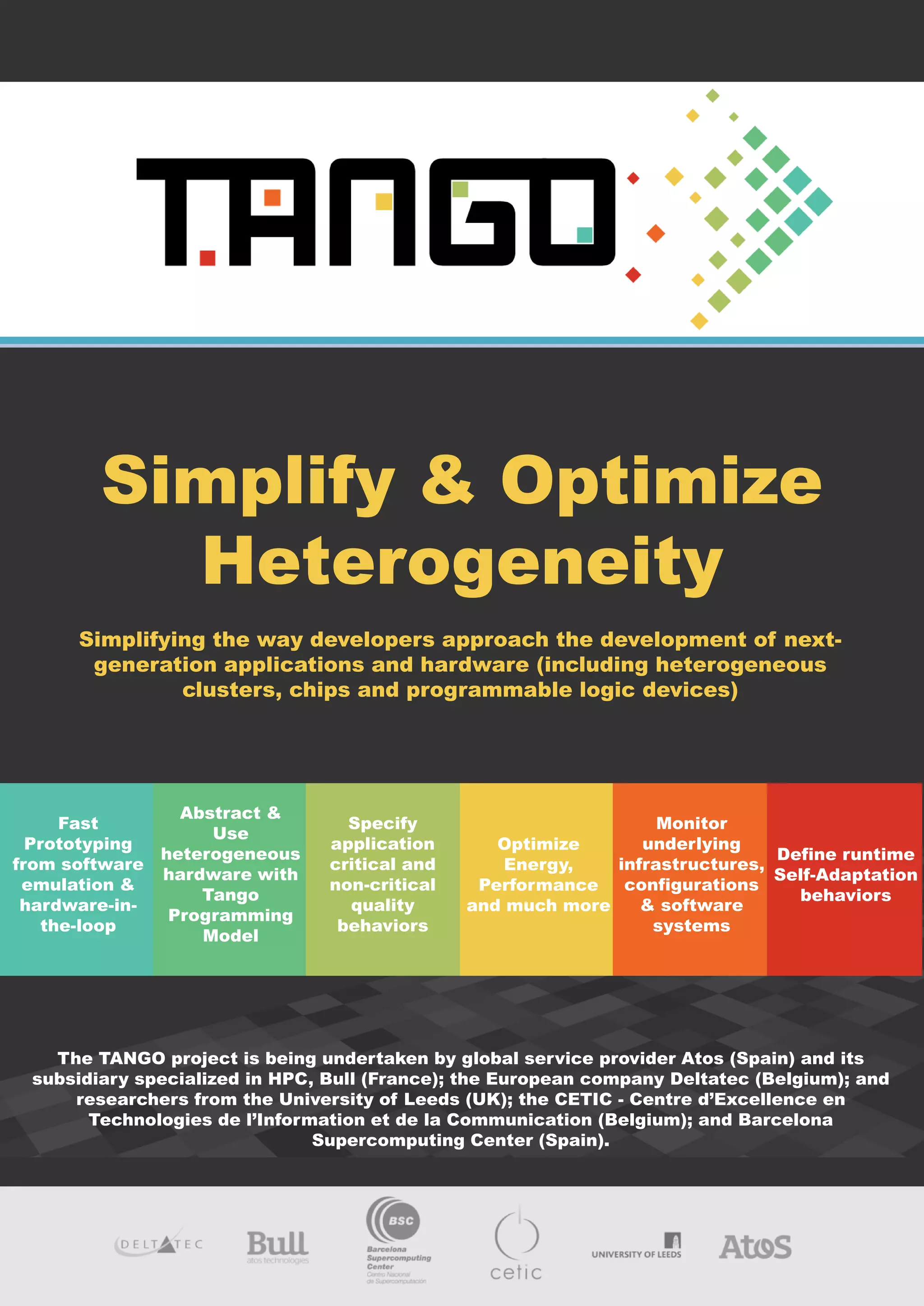 TANGO Project Poster v1 | PDF