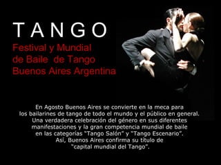 TANGO PRESENTACION PPT | PPT