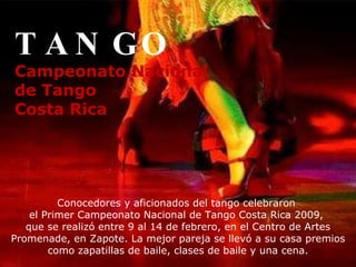TANGO PRESENTACION PPT | PPT