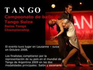 TANGO PRESENTACION PPT | PPT