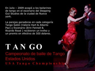TANGO PRESENTACION PPT | PPT