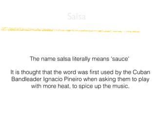 Tango & Salsa | PPT