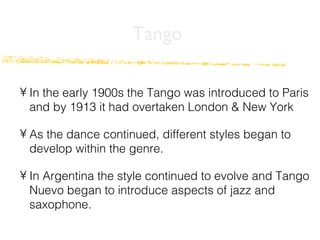 Tango & Salsa | PPT