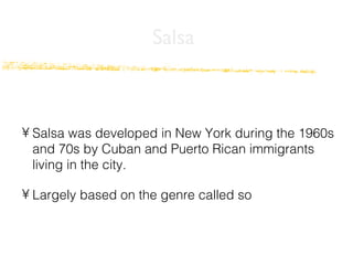Tango & Salsa | PPT