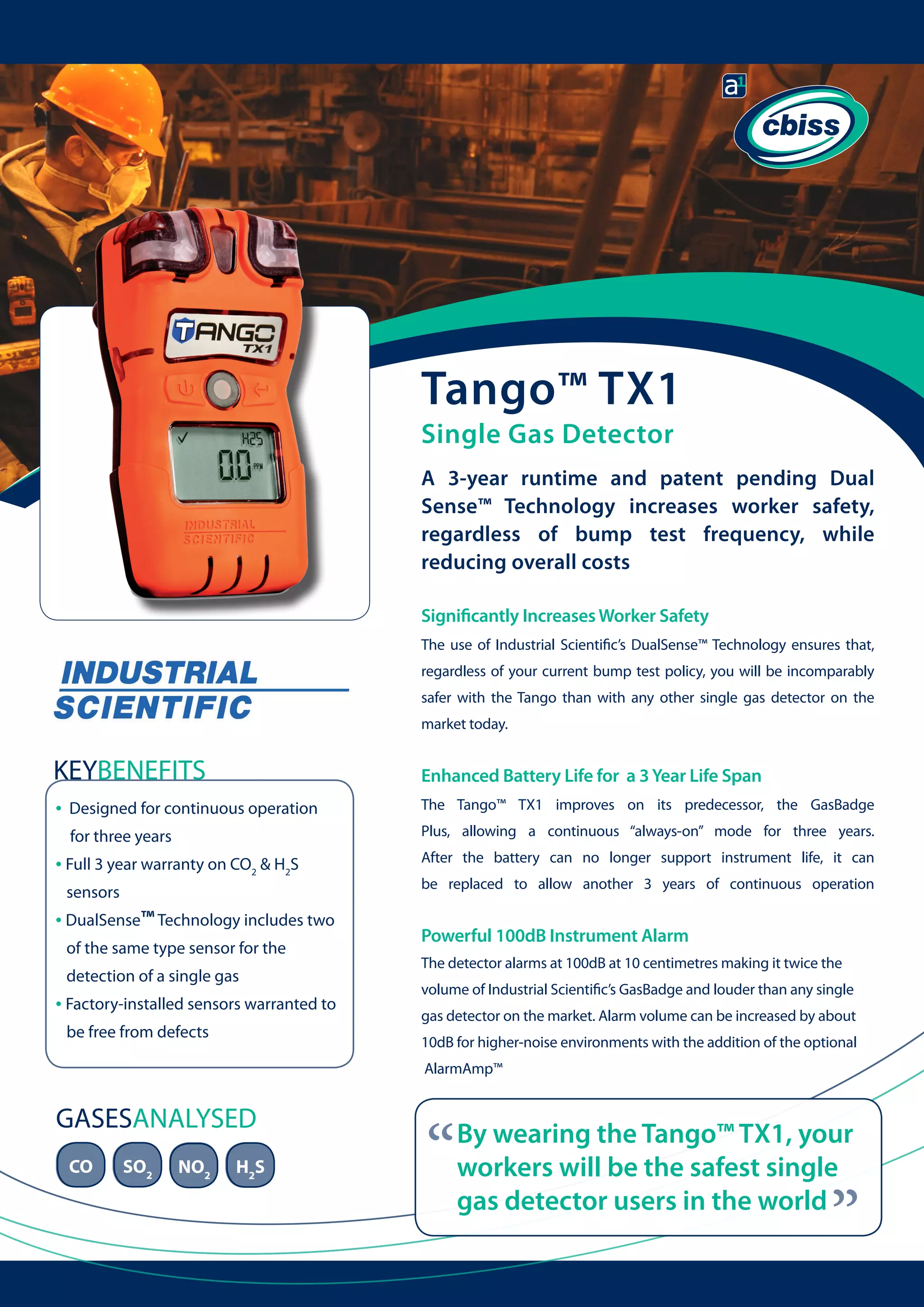 Tango tx1 Gas Detection Datasheet | PDF
