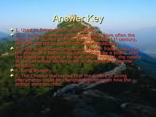 Tang and Song Dynasty Inventions | PPT