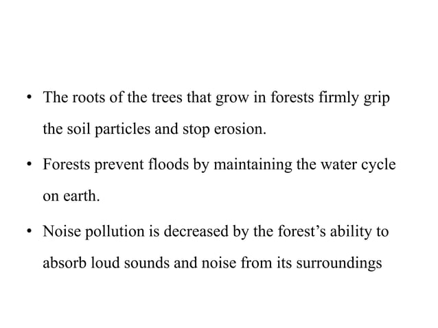 CLASS 7 PPT SCIENCE : FOREST OUR LIFE LINE CBSE | PPTX | Indoor ...
