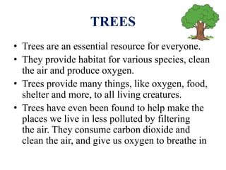 CLASS 7 PPT SCIENCE : FOREST OUR LIFE LINE CBSE | PPTX