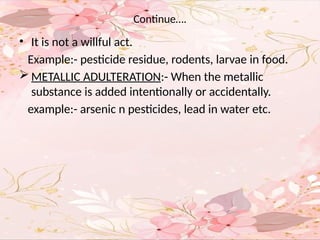 Food adulteration in bsc nursing 4th year.pptx