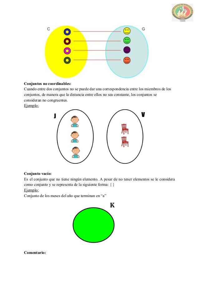 noción y clasificación de conjuntos