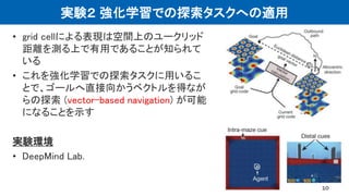 [DL輪読会]Vector-based navigation using grid-like representations in artificial agents | PPTX ...