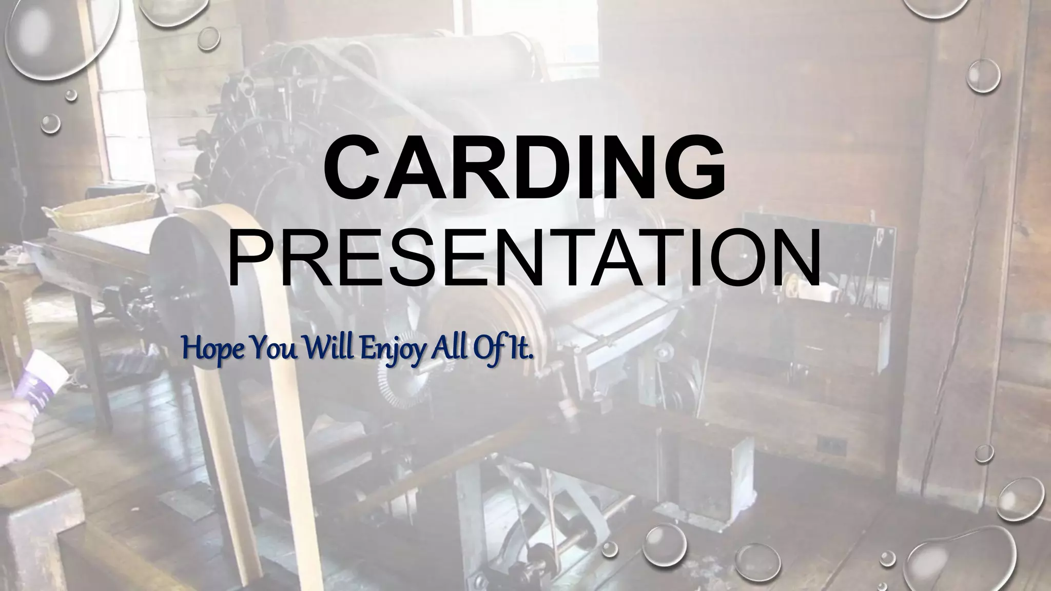 carding action | PPT