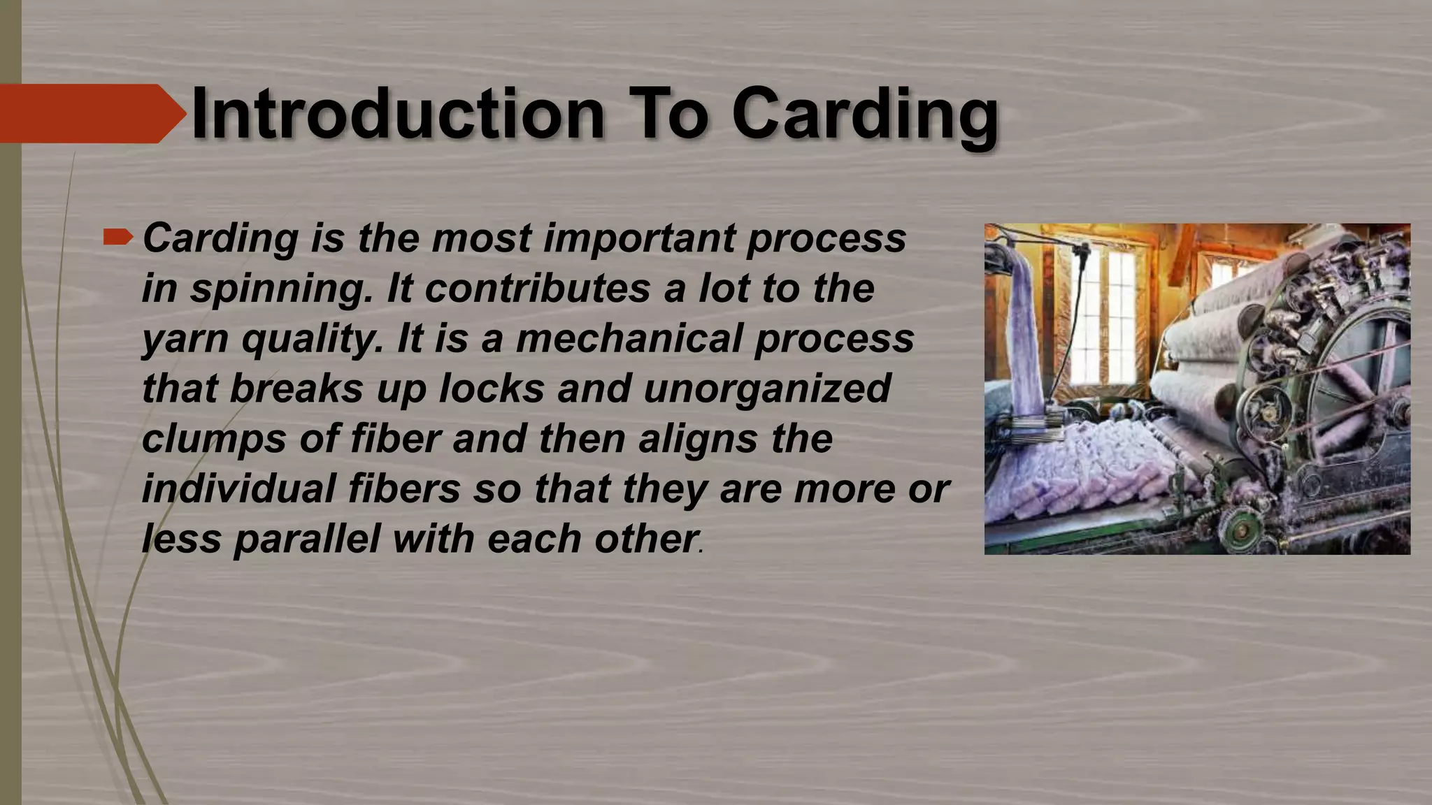 carding action | PPT