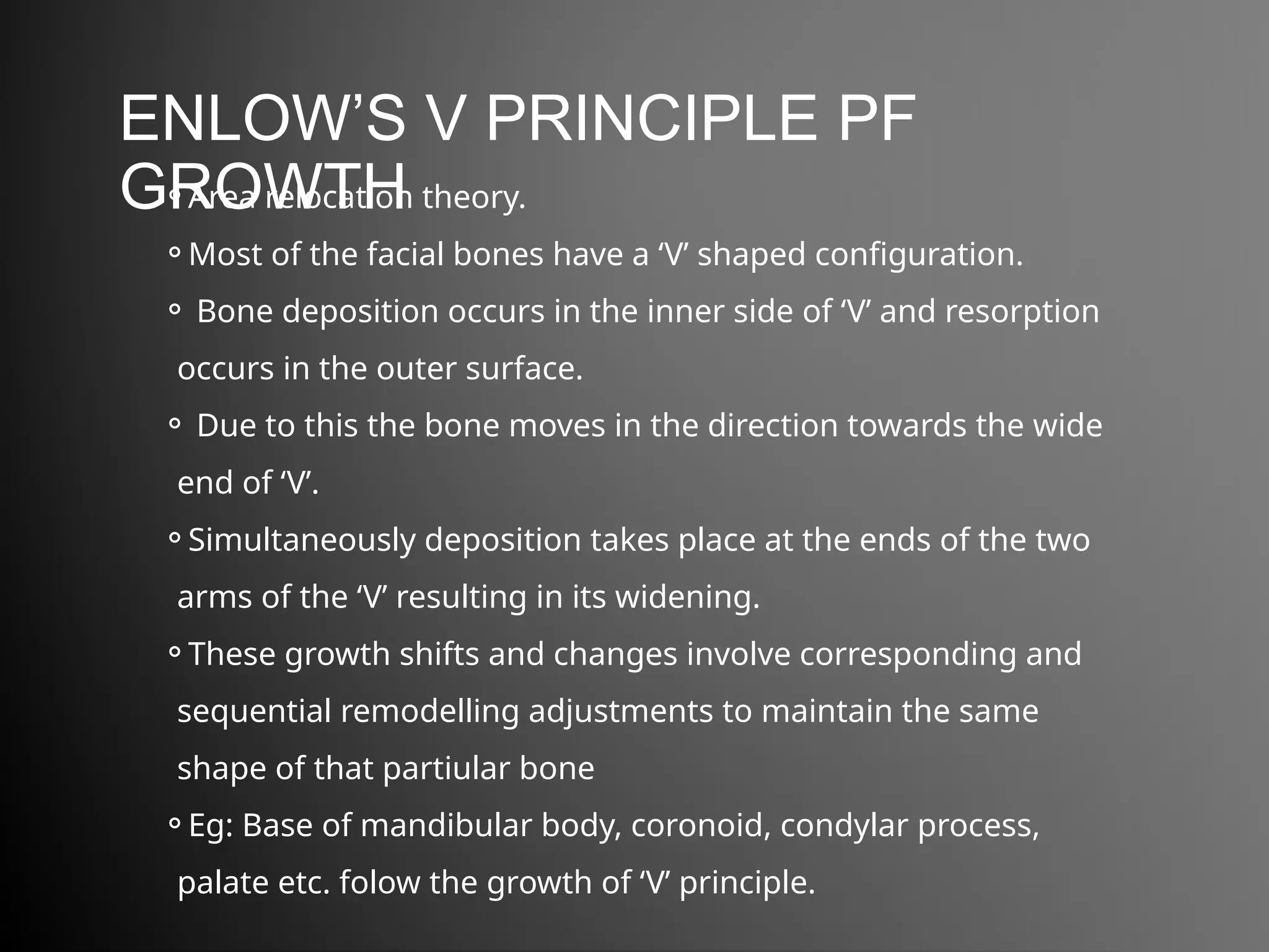 Theories Of Growth Final Year BDS Orthodontics | PPTX