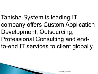 Tanisha systems-inc | PPTX