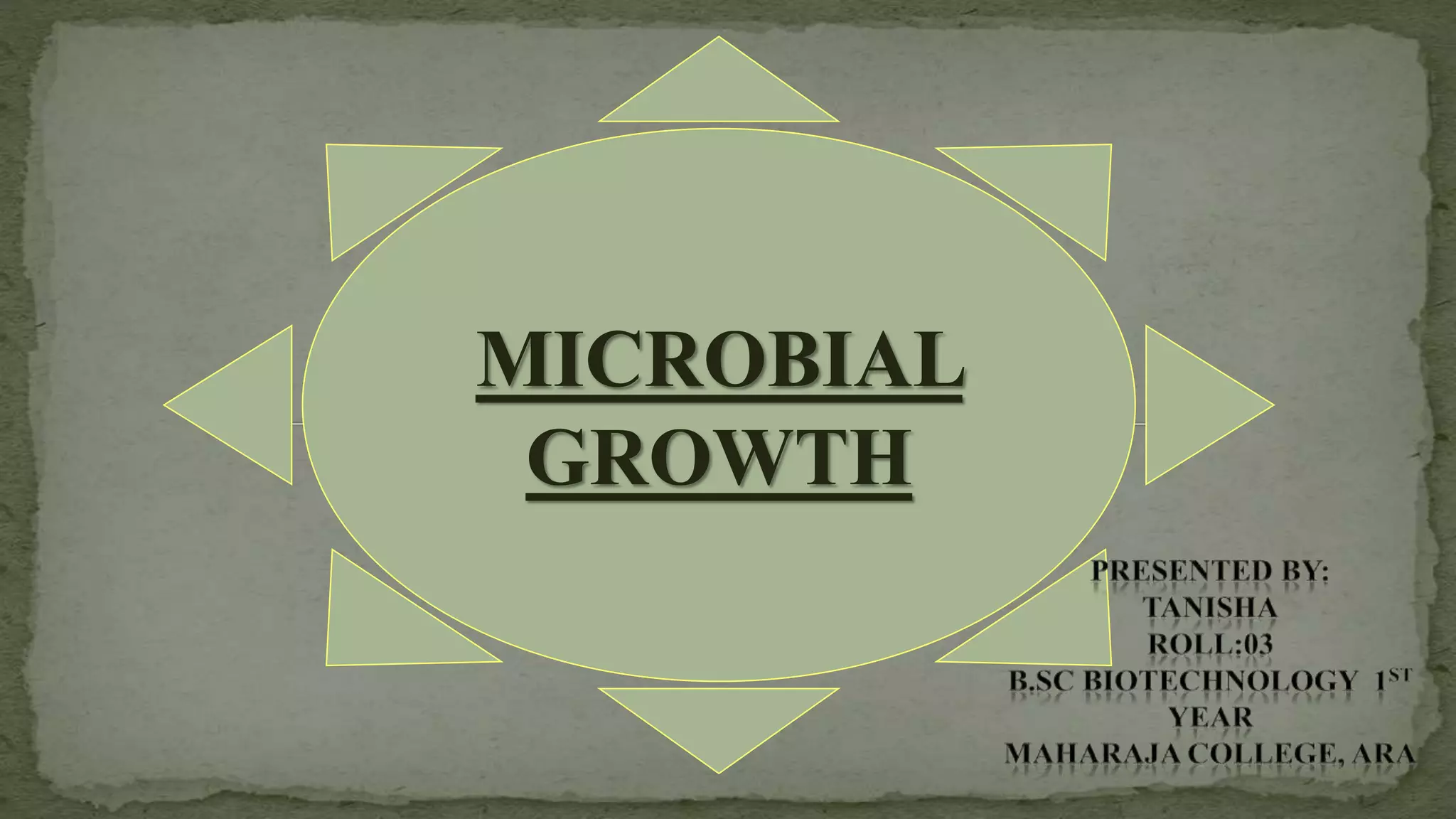 microbial growth ppt | PPT