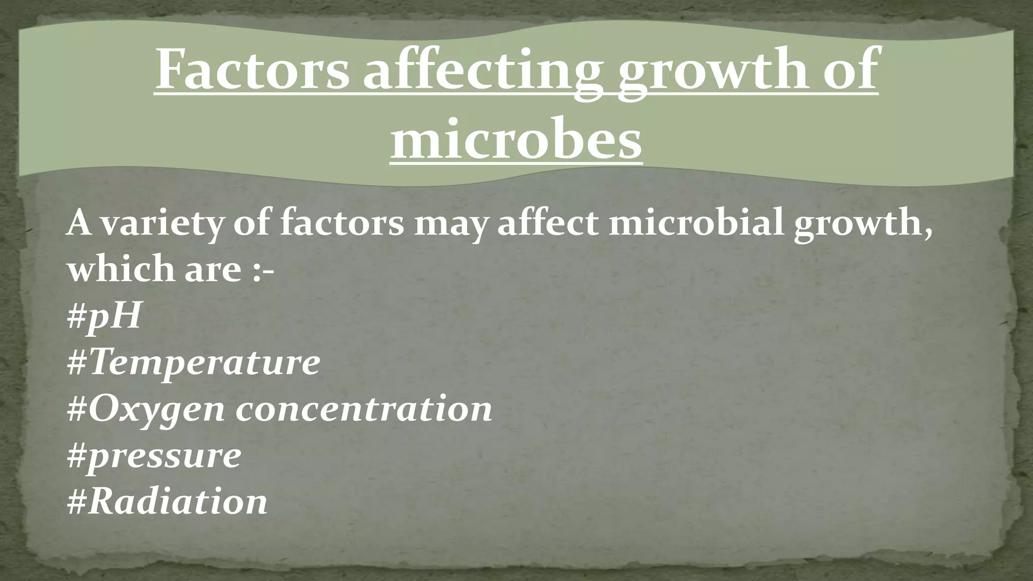 microbial growth ppt | PPTX