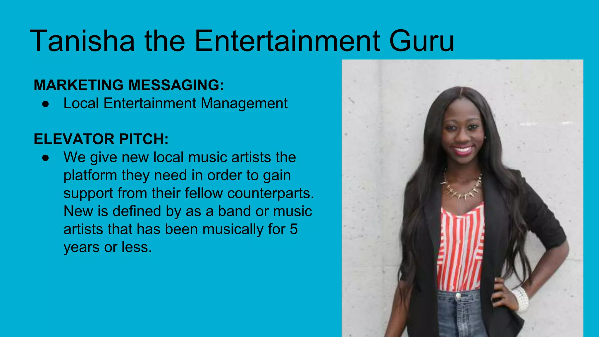 Tanisha the entertainment guru | PPT