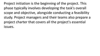 The Five Phases of Project Management | PPTX