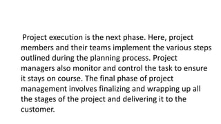 The Five Phases of Project Management | PPTX