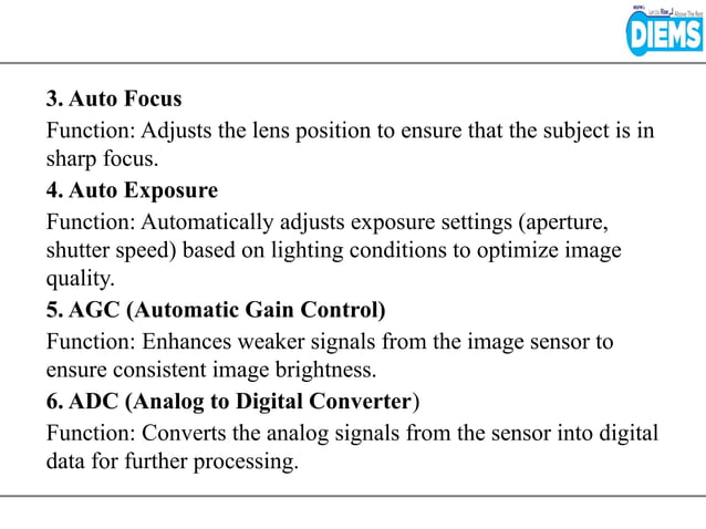 digital camera on bases of embedded system | PPTX | Cameras and ...