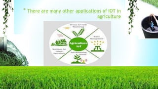 iot based agriculture | PPTX