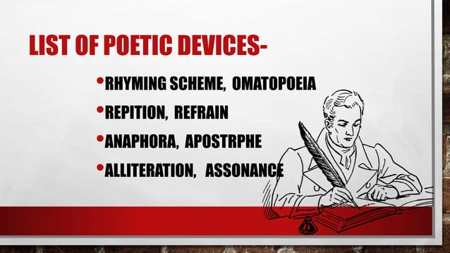 presentation on poetic devices | PPT
