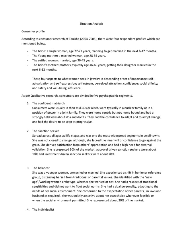 Tanishq Case Study | DOCX