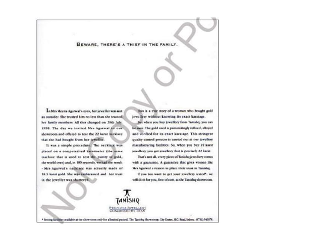 Tanishq case study | PPTX | Commodities | Economy