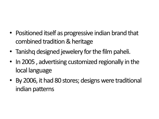 Tanishq case study | PPTX | Commodities | Economy