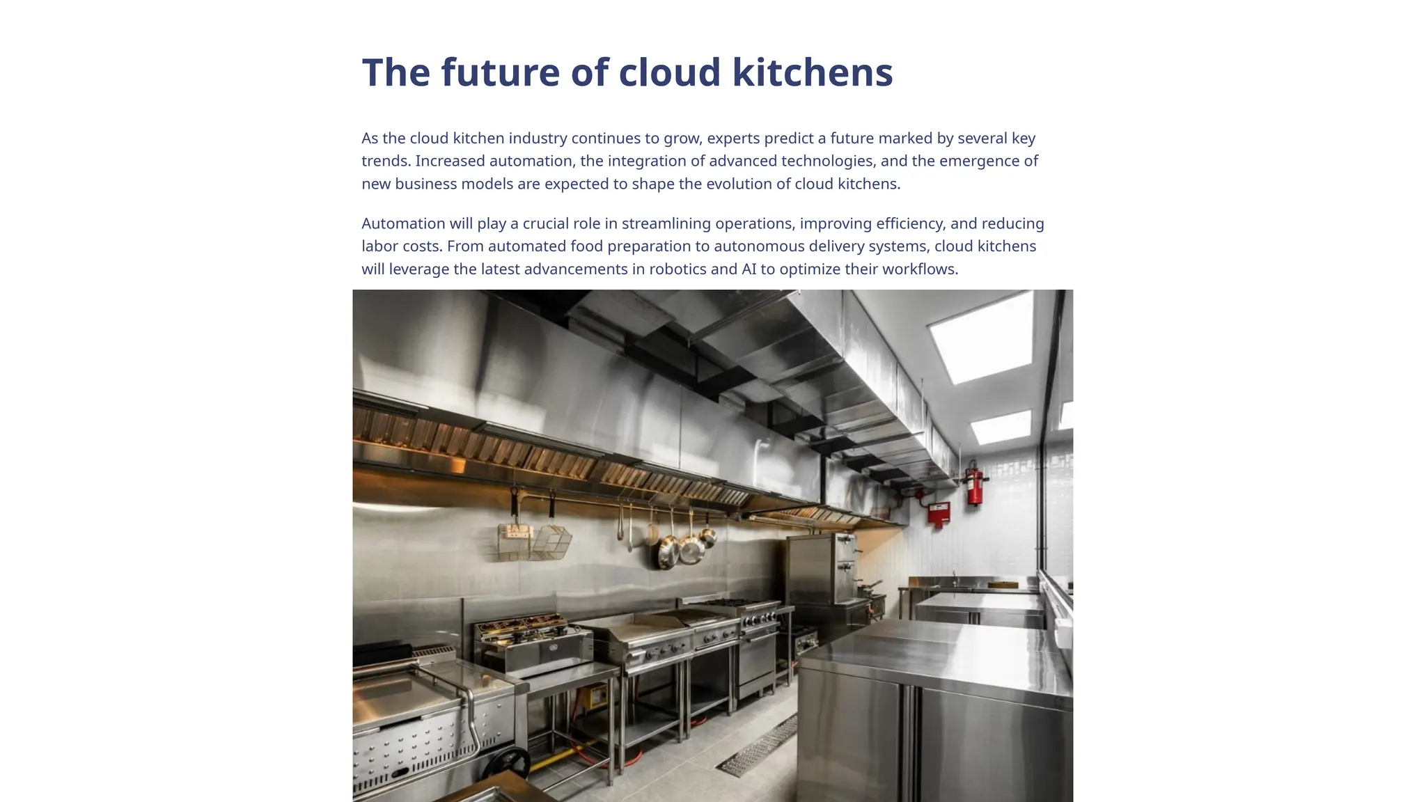 cloud kitchen business opportunity with details | PPTX