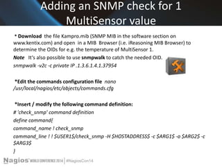 Nagios Conference 2014 - Tanja Lewit - Nagios and Kentix System Partners - Critical Monitoring ...
