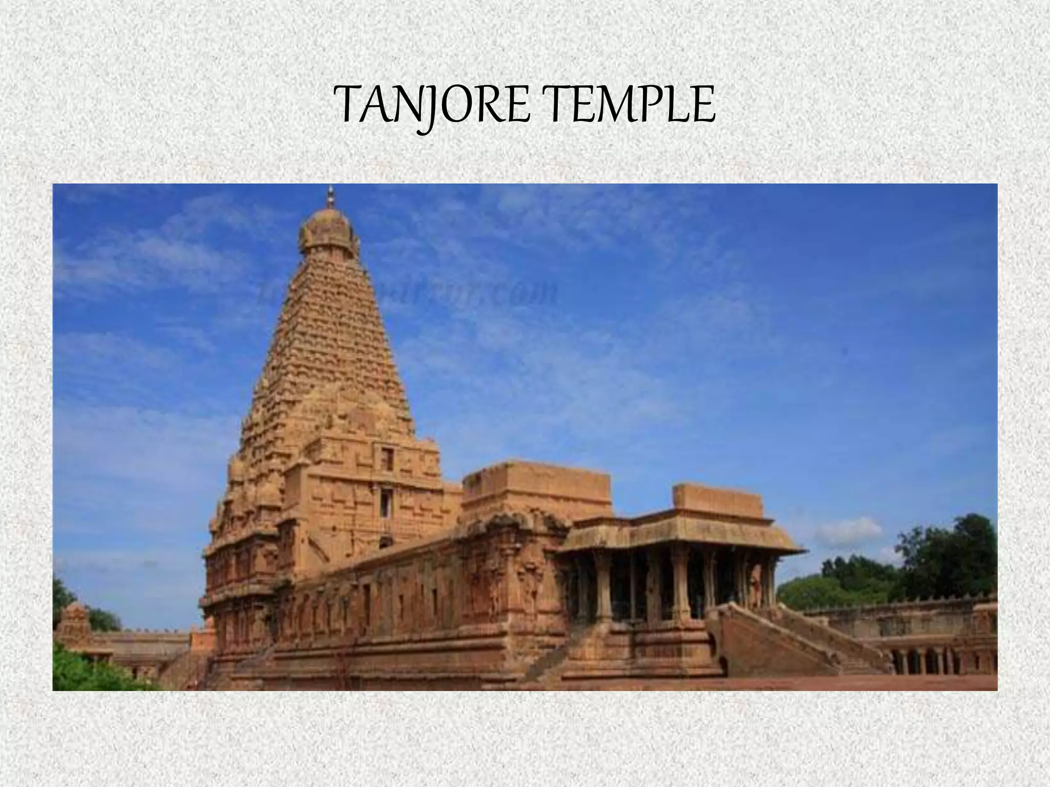 Tanjore temple | PPTX