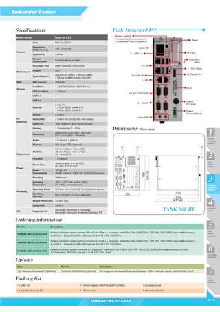 Embedded System Tank 801-BT | PDF | Computing | Technology & Computing
