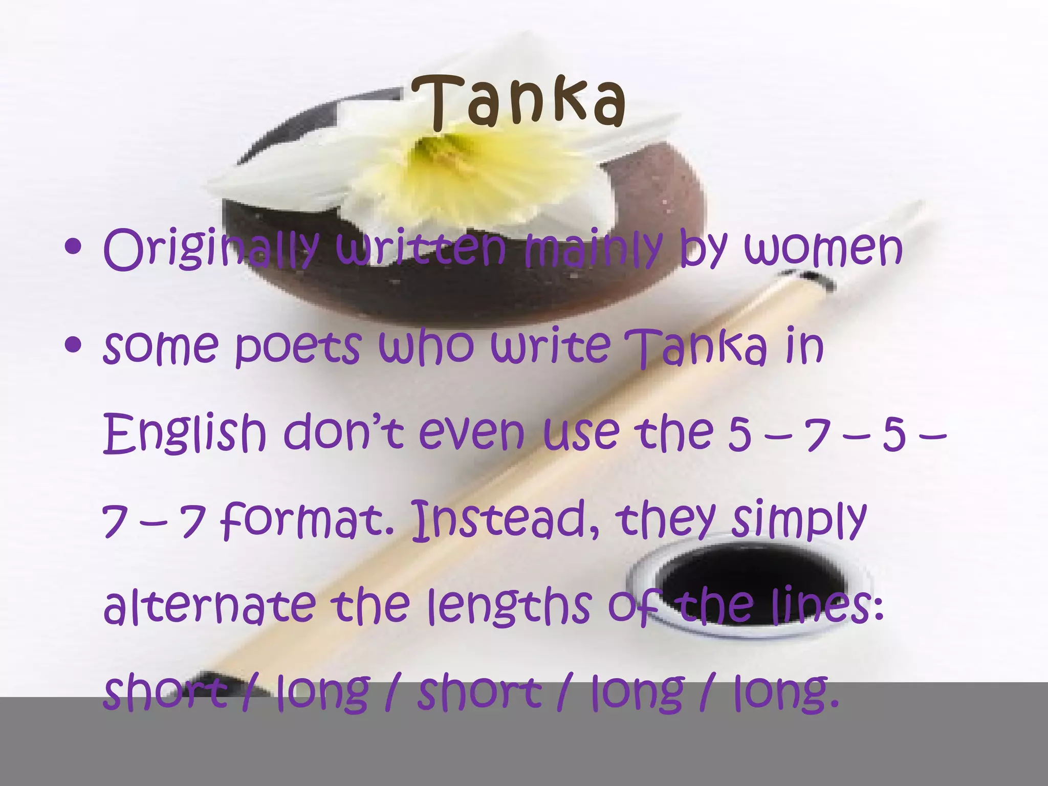 Tanka and haiku discussion | PPT