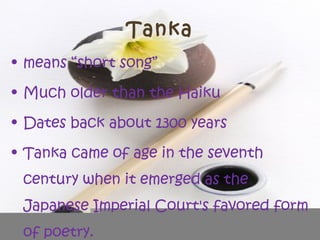 Tanka and haiku discussion | PPT