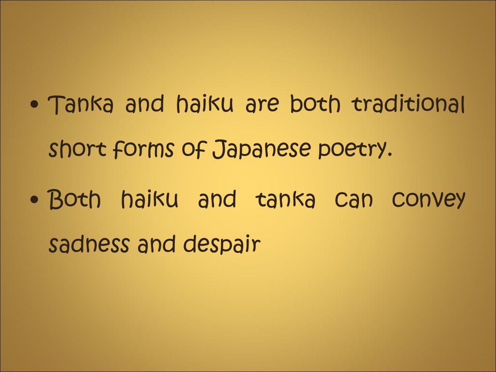 Tanka and haiku discussion