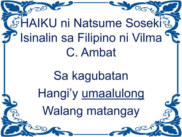 Tanka at Haiku | PPTX