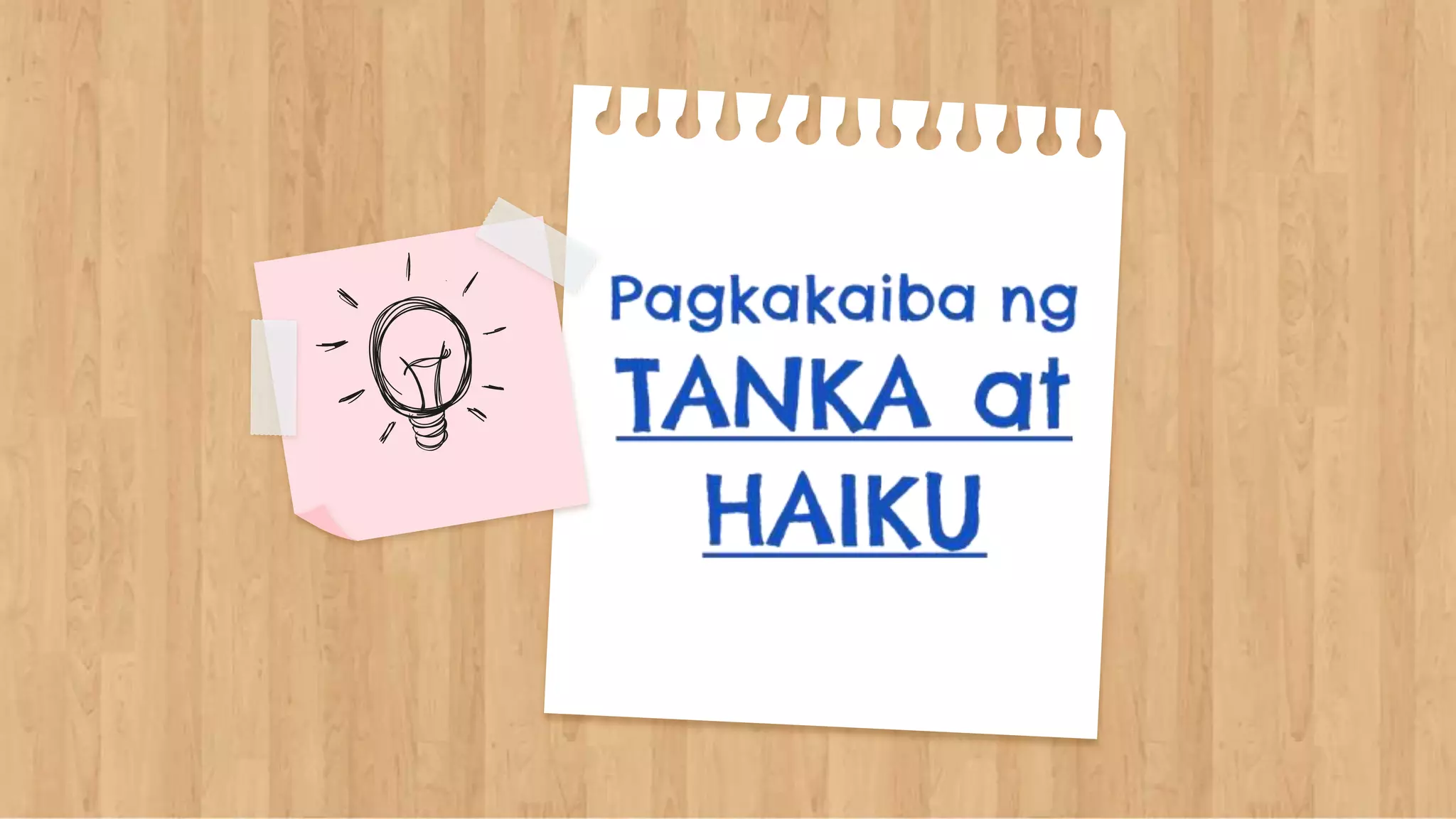 Tanka at haiku | PPTX