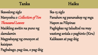 Tanka at Haiku | PPT