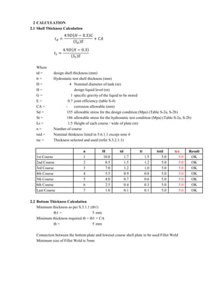 Diseño de tanques utilizando la API 650 | PDF