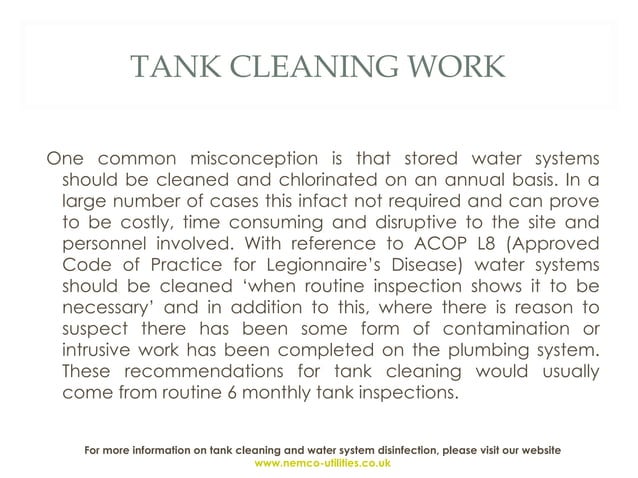 Tank cleaning work | PPT
