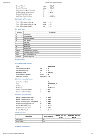 tank design option using software for water tank | PDF