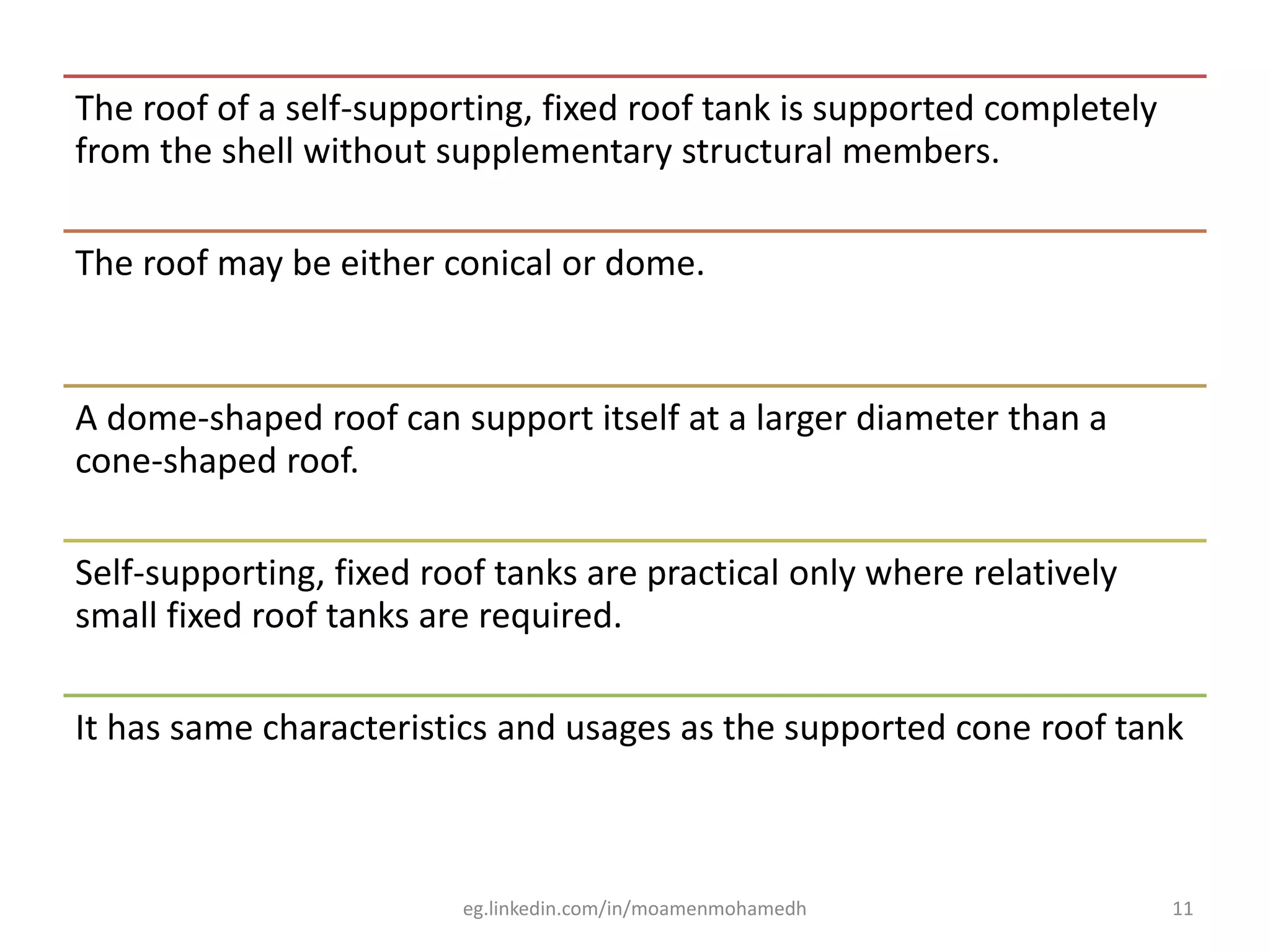 Tank design - powerpoint slides | PDF