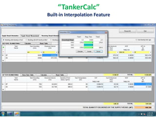 TankerCalc for Bunker Surveyors | PPSX