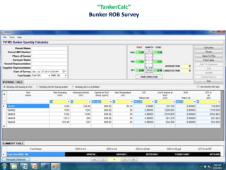 TankerCalc for Bunker Surveyors | PPSX